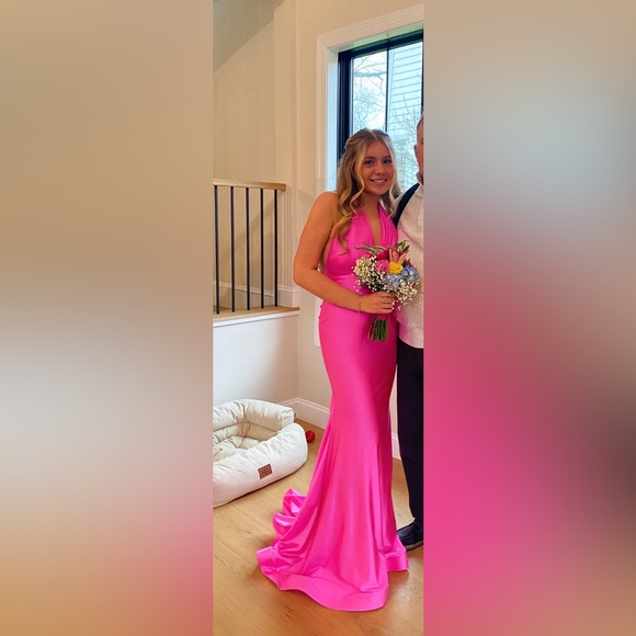VIP | Dresses | Hot Pink Prom Dress Jessica Angel Style | Poshmark